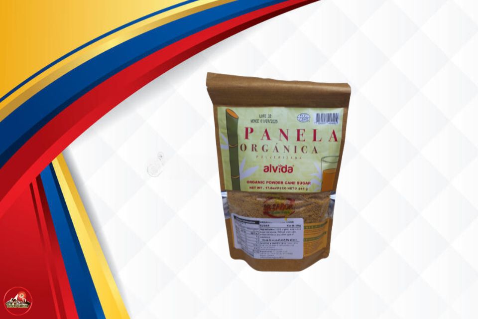 Organic Powder Sugar Cane – Panela Organica Pulverizada Alvida 500g